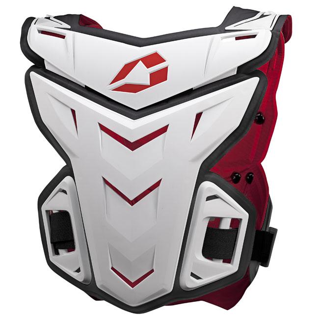 EVS F1 Adult Chest Armour White